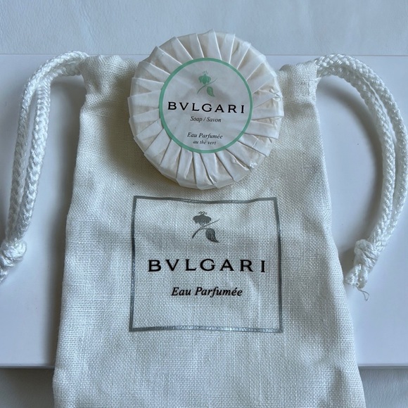 BVLGARI | Bath & Body | Bvlgari Soap With Drawstring Bag | Poshmark